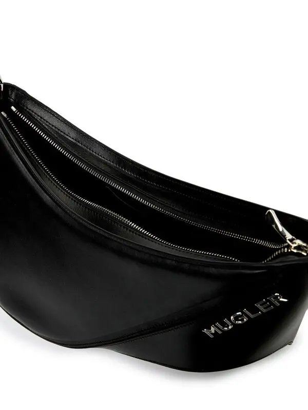 MUGLER Large Smooth Spiral Tote