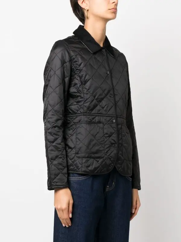 Barbour Deveron Quilted Jacket - Black