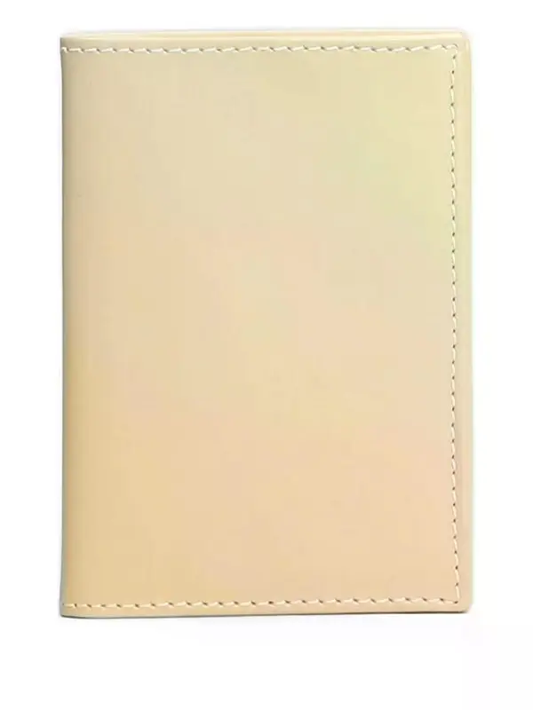 Comme Des Garçons Textured Bi-fold Wallet - Neutrals