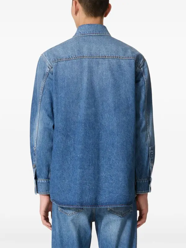Valentino Garavani Vlogo Signature Denim Shirt