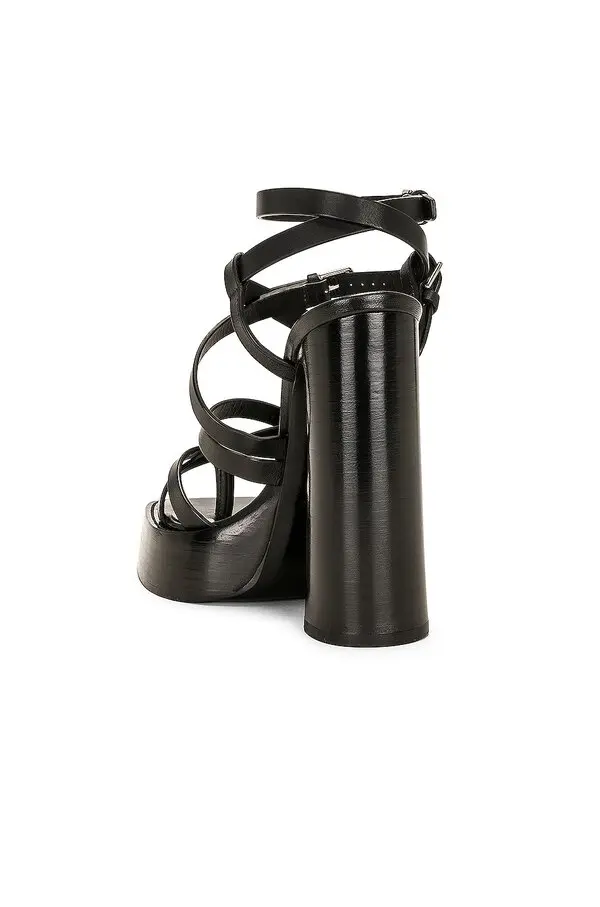 Saint Laurent Strappy Platform Sandals