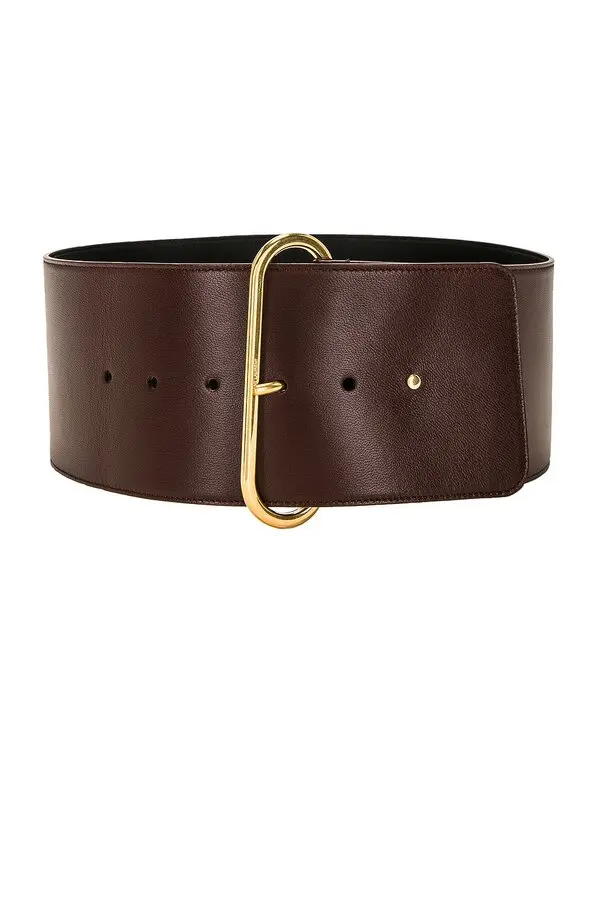 Saint Laurent Wide Leather Belt - Penny X Patch