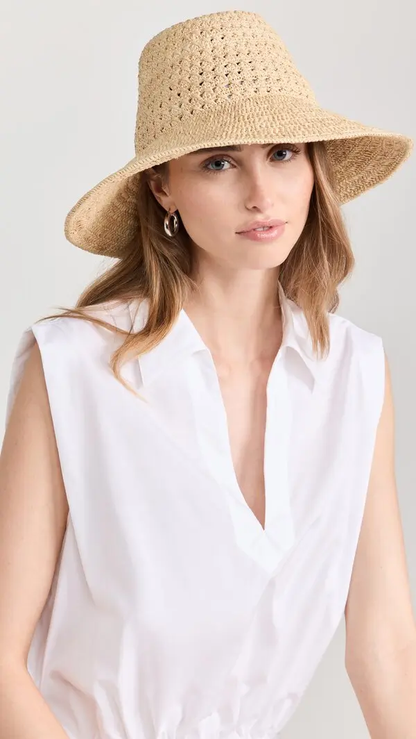 Janessa Leone Rhett hat Janessa Leone Rhett Hat - Natural | Garmentory main image 2