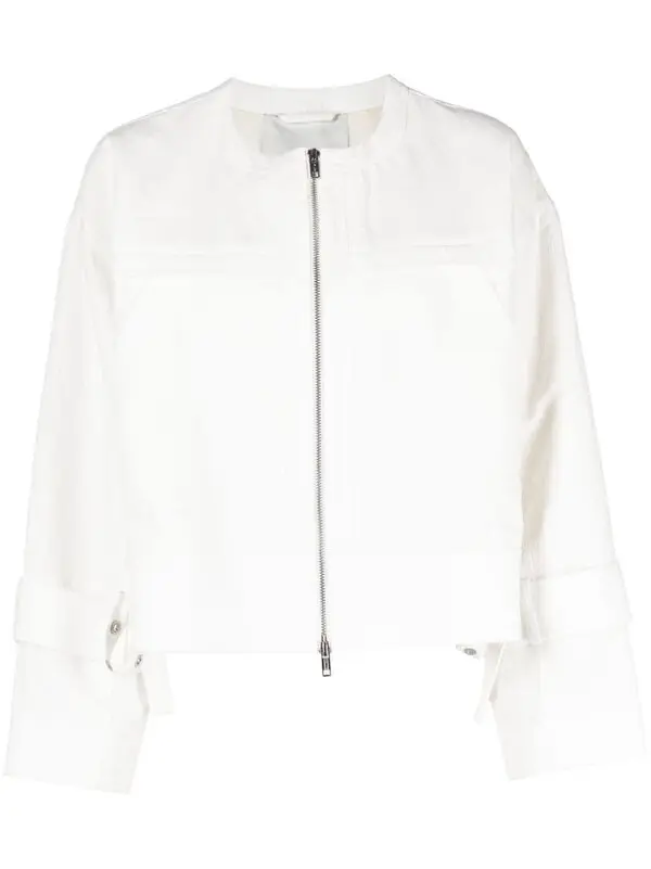 3.1 Phillip Lim Boxy Cotton-linen Utility Jacket - White