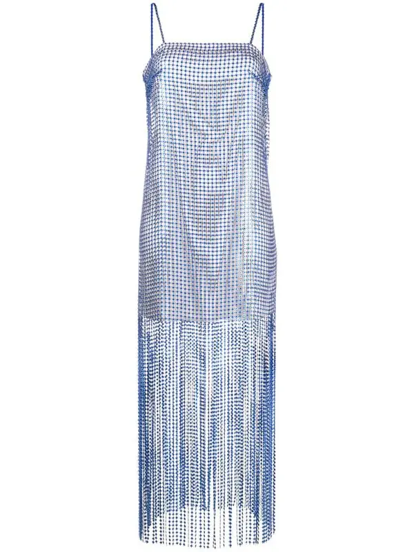 Remain Birger Christensen Sequinned-fringe Maxi Dress