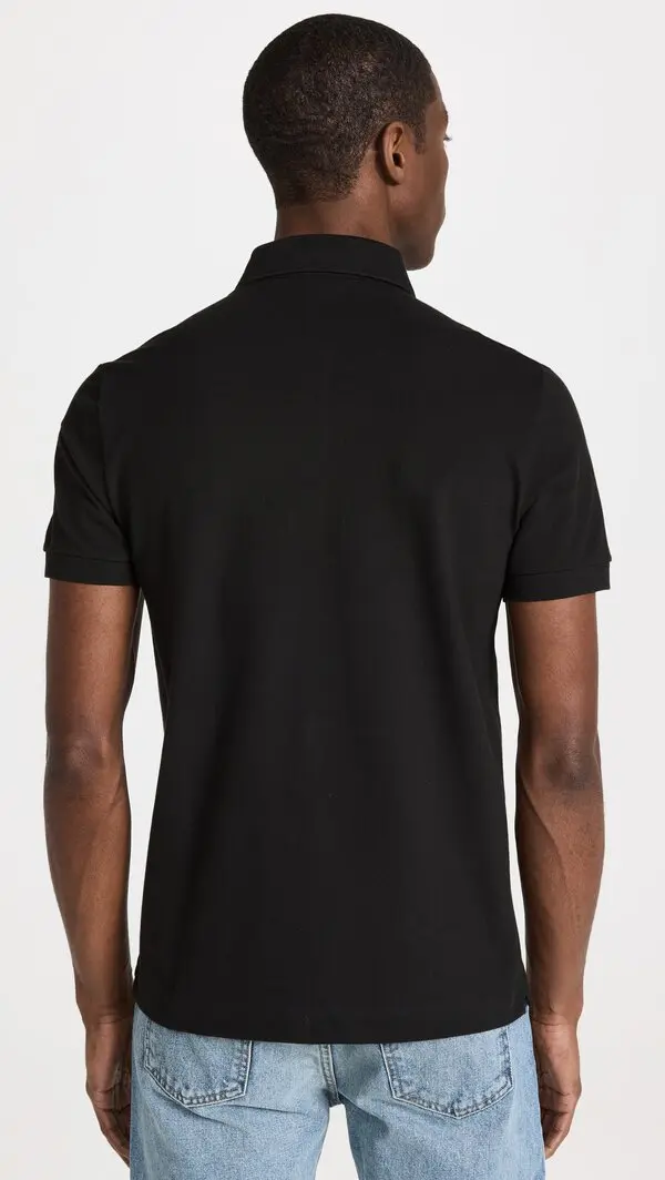 Lacoste Stretch Cotton Paris Polo - Noir