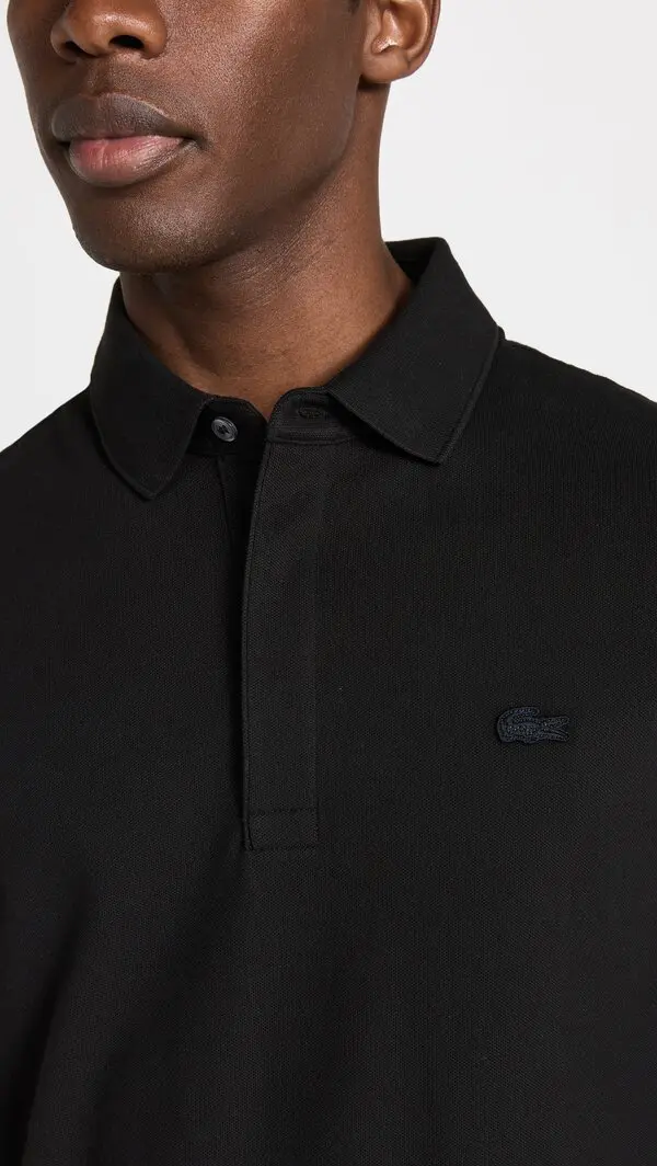 Lacoste Stretch Cotton Paris Polo - Noir