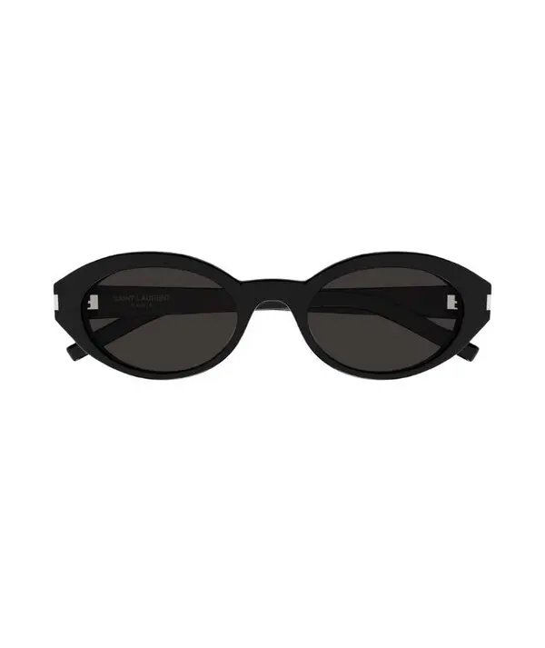 Saint Laurent Round-frame Acetate Sunglasses - Black