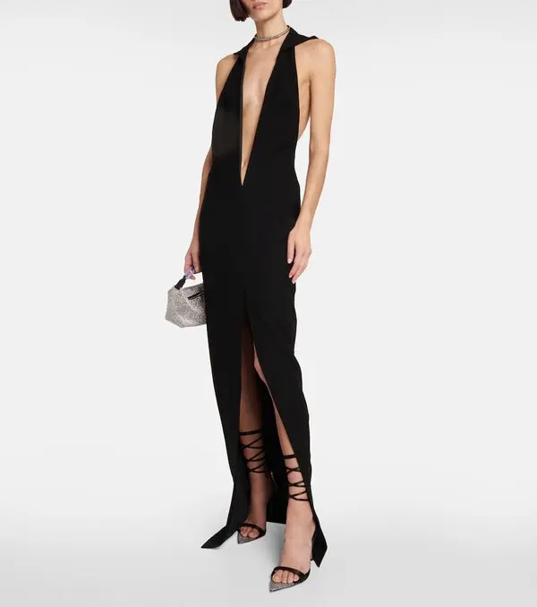 Alexandre Vauthier Metafisico 105 Embellished Lace-up Sandals