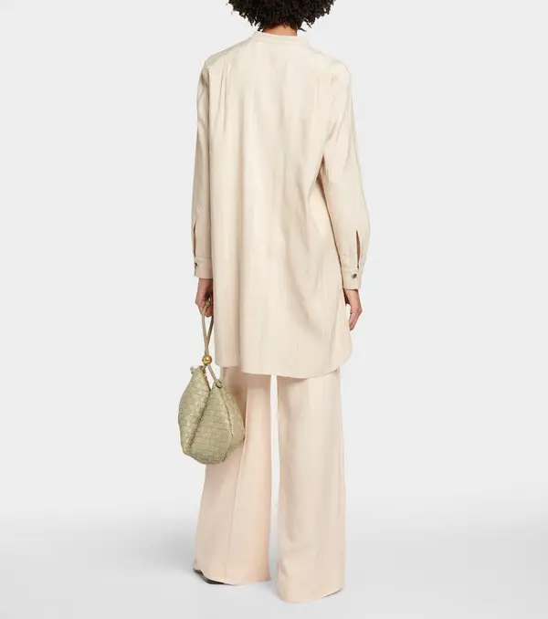 Loro Piana Striped Silk Top