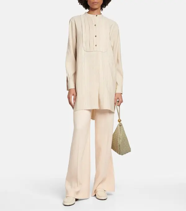 Loro Piana Striped Silk Top
