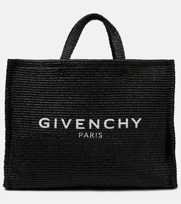 Givenchy G-tote Large Raffia-effect Shopper