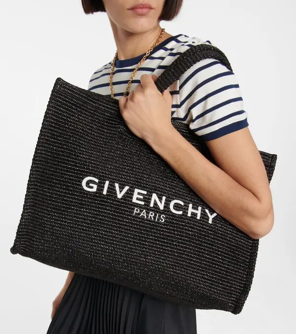 Givenchy G-tote Large Raffia-effect Shopper