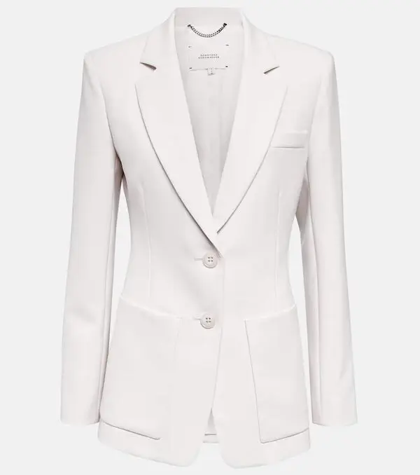 Dorothee Schumacher Single-breasted Wool-blend Blazer - White