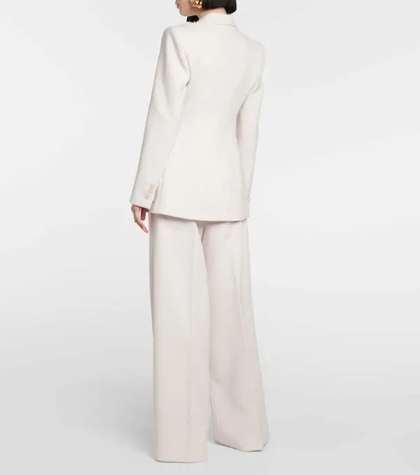 Dorothee Schumacher Single-breasted Wool-blend Blazer - White