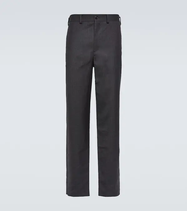 Undercover Slim Wool And Mohair Trousers