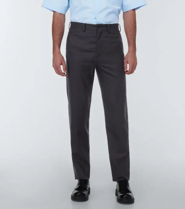 Undercover Slim Wool And Mohair Trousers