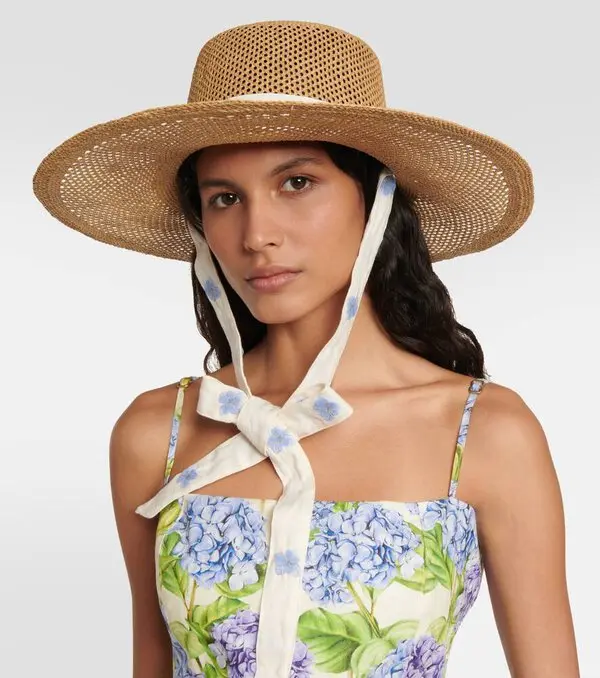 Agua Bendita Raffia Sun Hat