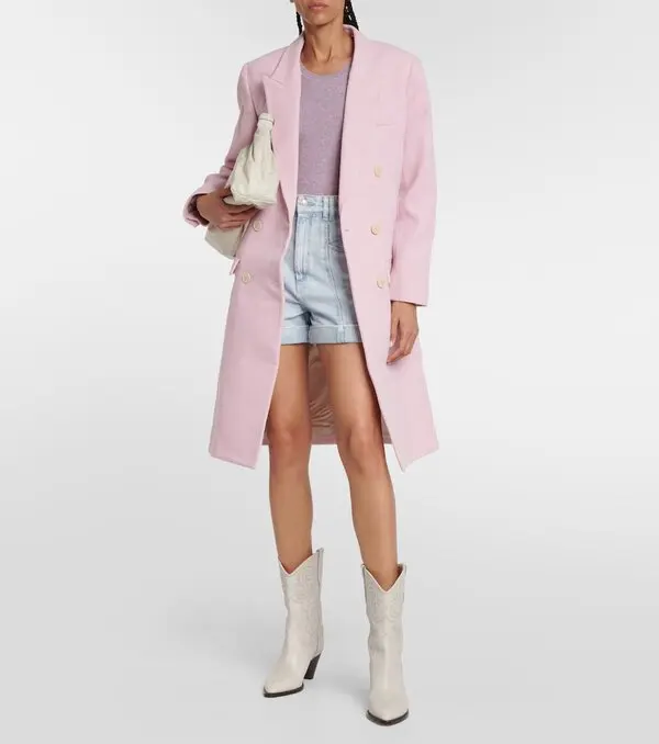 Isabel Marant Fantine Wool And Cotton Coat