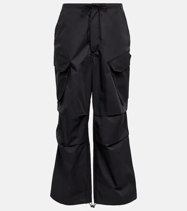 AGOLDE Ginerva Cotton Cargo Pants - Black