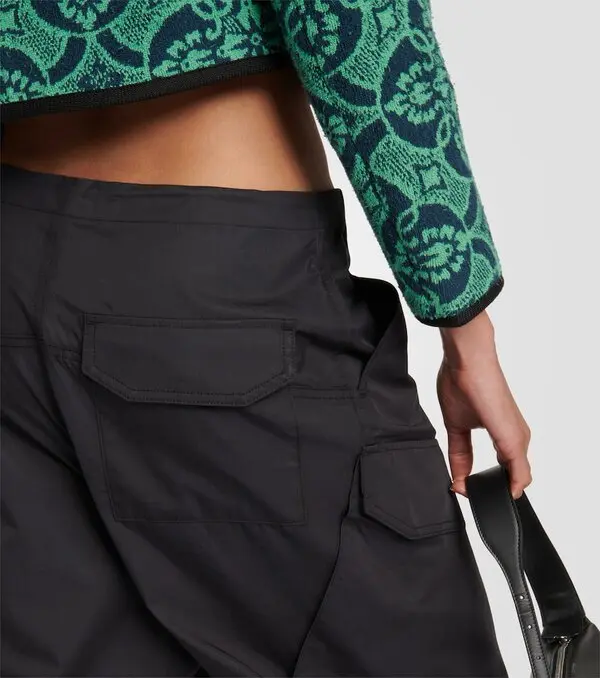 AGOLDE Ginerva Cotton Cargo Pants - Black