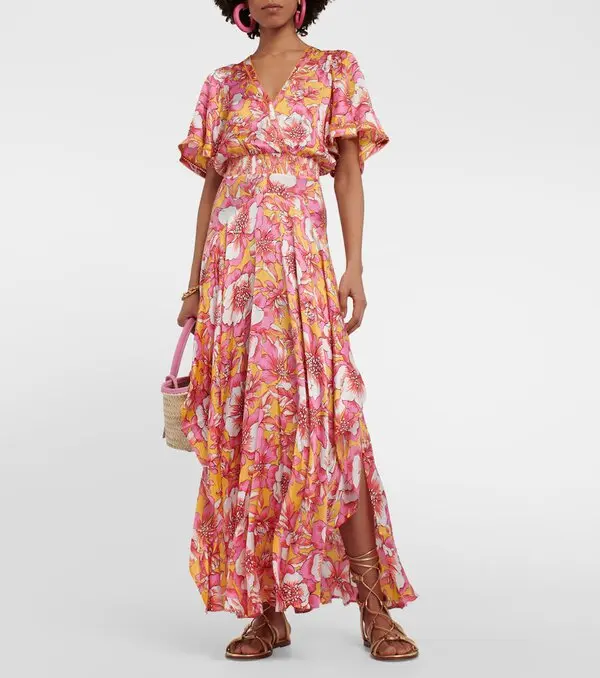Poupette St Barth Floral Maxi Dress