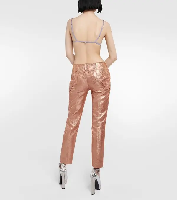 TOM FORD Metallic Bralette - Purple