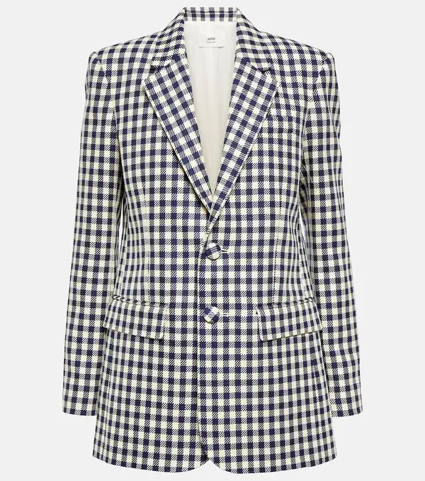 Ami Checked Blazer