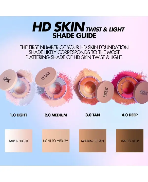 MAKE UP FOR EVER Hd Skin Twist & Luminous Finishing Powder - 4 Deep