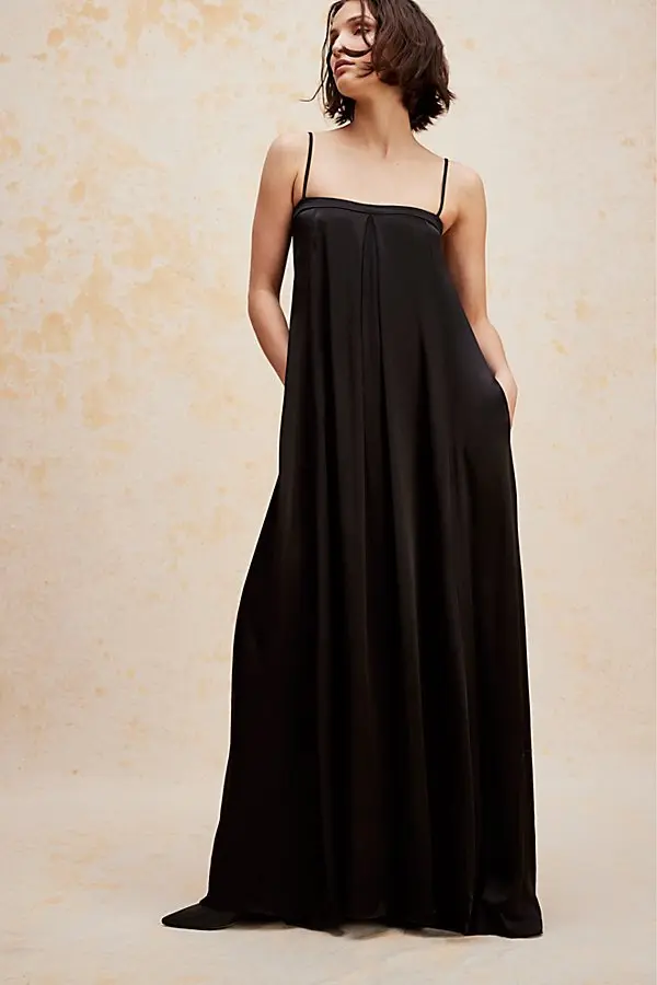 light blue maxi satin dress self-portrait - Blue Satin Flower Maxi Dress