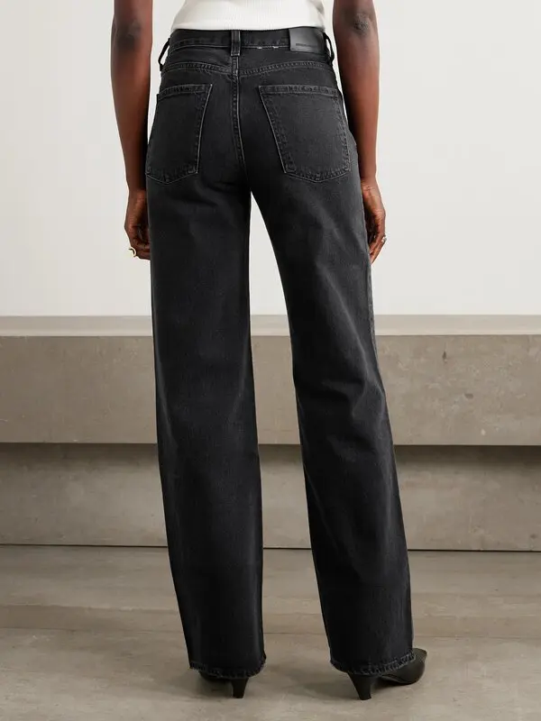 Citizens Of Humanity Annina High-rise Wide-leg Jeans - Black