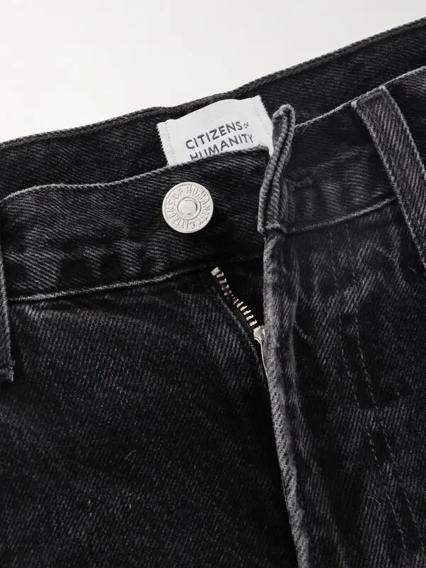 Citizens Of Humanity Annina High-rise Wide-leg Jeans - Black