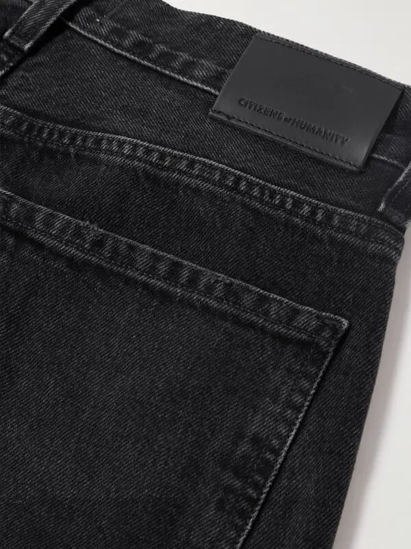 Citizens Of Humanity Annina High-rise Wide-leg Jeans - Black