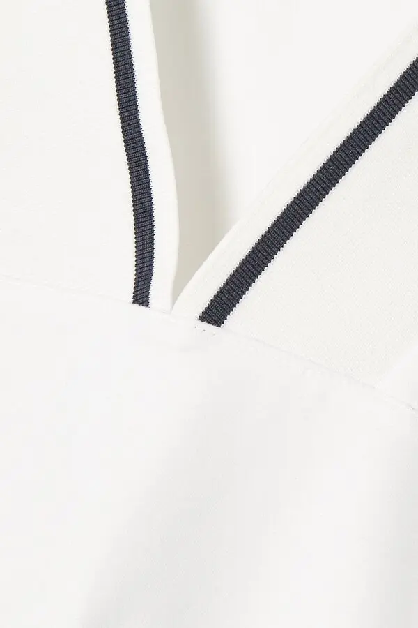 Varley Harcourt Performance Striped Stretch Recycled-jersey Tank