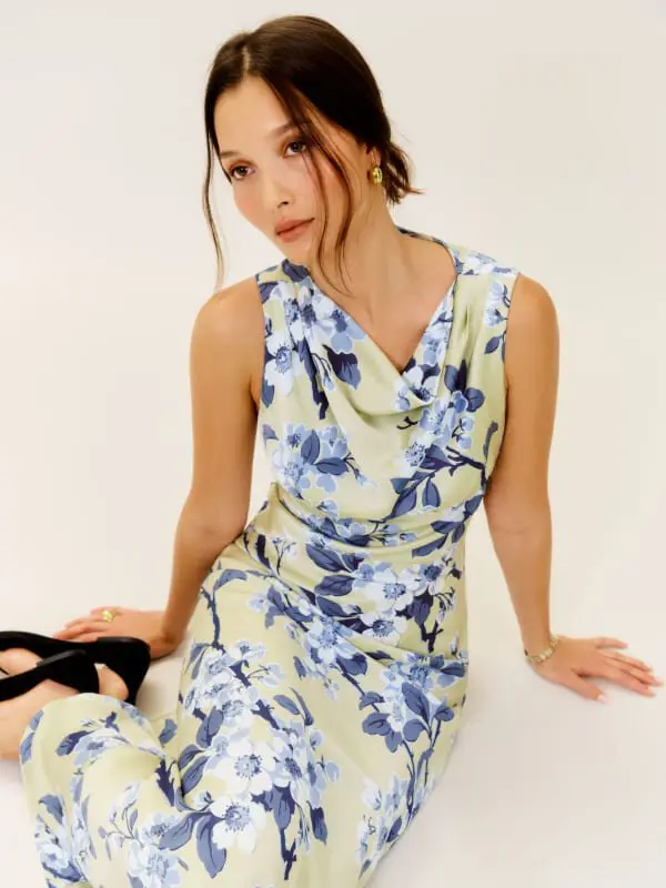 dessa satin dress DESSA