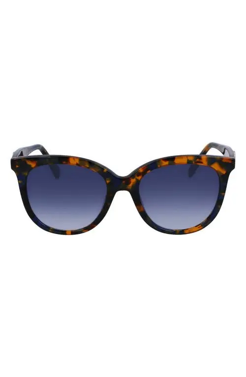 Longchamp 54mm Sunglasses - Havana Blue