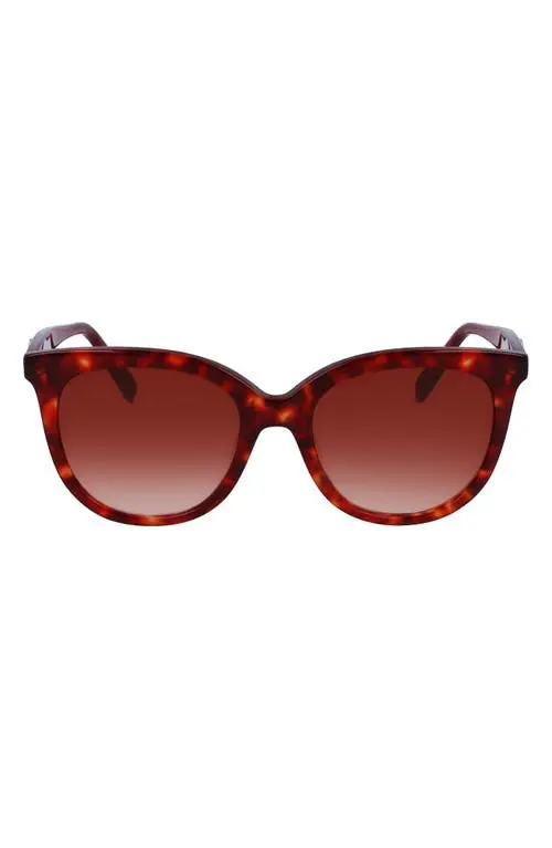 Longchamp 54mm Sunglasses - Red Havana