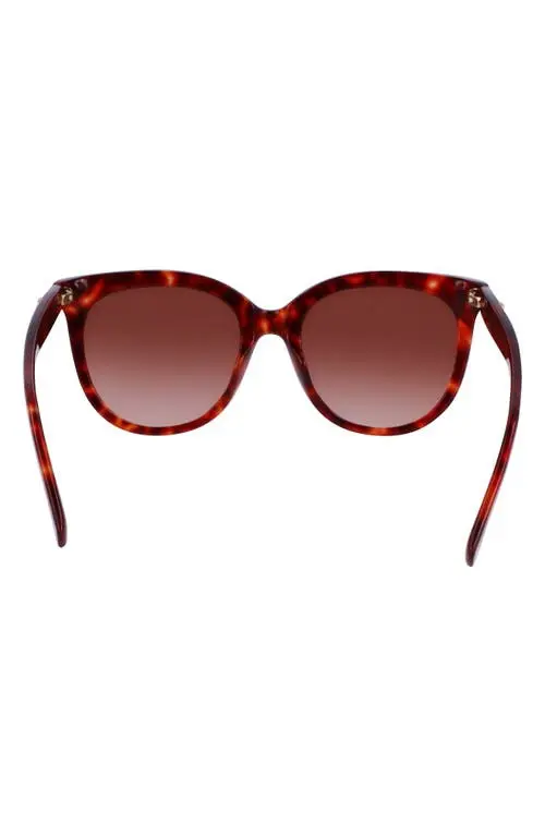 Longchamp 54mm Sunglasses - Red Havana