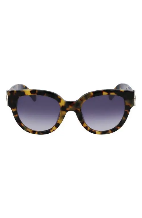 Longchamp 52mm Tea Cup Sunglasses - Tokyo Havana