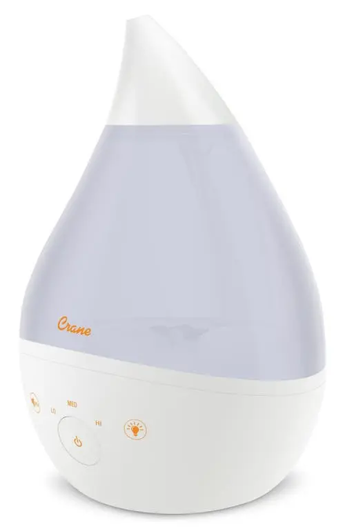 CRANE AIR Drop 2.0 4-in-1 1-gallon Cool Mist Humidifier - White