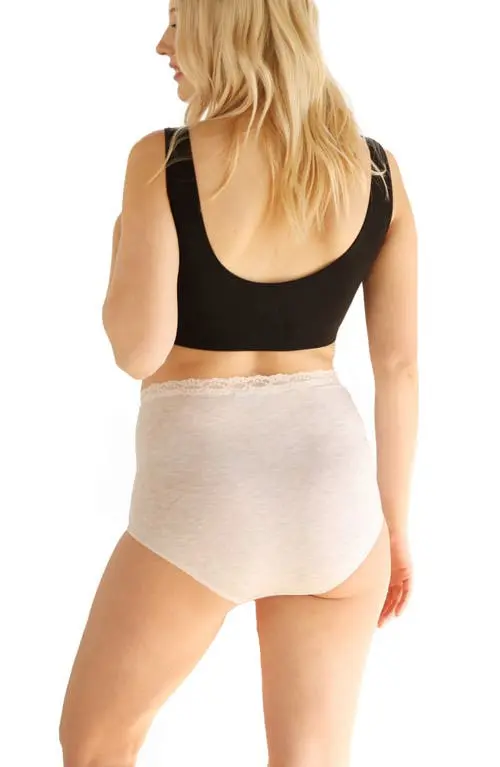 ANGEL MATERNITY Assorted 2-pack Maternity Briefs - Navy/grey