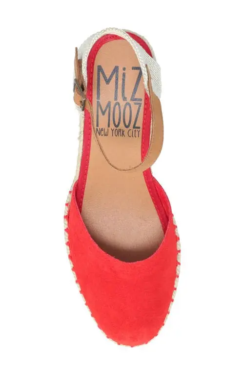 Miz Mooz Malena Espadrille Wedge - Cherry