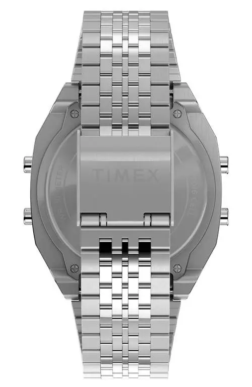 Timex® T80 Digital Chronograph Bracelet Watch