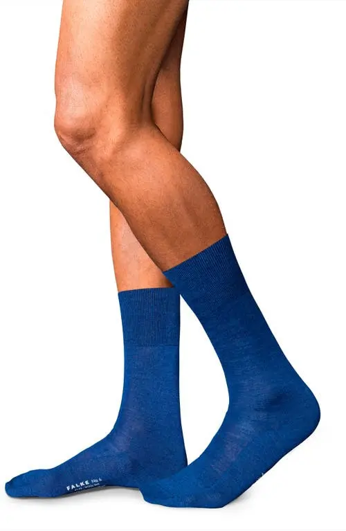 Falke No. 6 Merino Wool Blend Dress Socks - Royal Blue