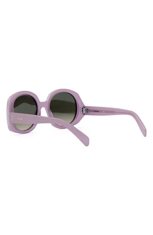 Celine 53mm Round Frame Sunglasses