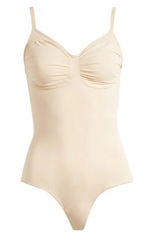 SKIMS Seamless Sculpt Brief Bodysuit - Sand