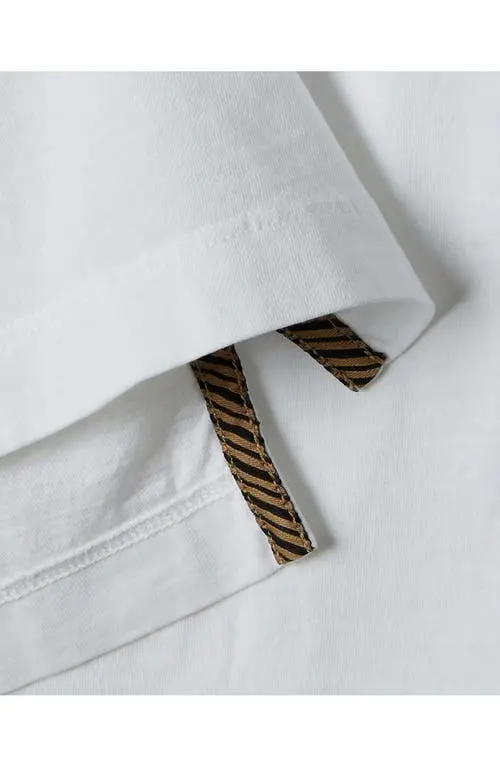 Billy Reid Pensacola Slim Fit Organic Cotton Pocket Polo - White