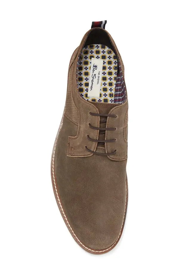 Ben Sherman Brent Ox Edgy Plain Toe Derby - 2bws / Brown  display picture 1