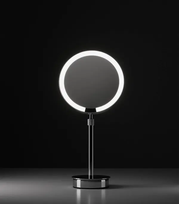DECOR WALTHER Light-up Round Cosmetics Mirror