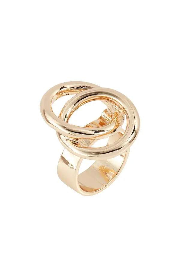 OPEN EDIT Double Circle Knot Ring